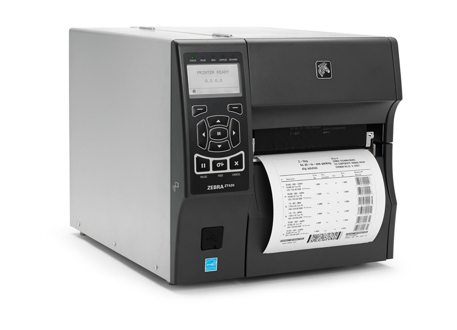 Принтер этикеток Zebra TT ZT420 (ZT42062-T4E0000Z) с намотчиком купить ...