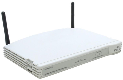 3Com 3CRWDR200-75-ME OfficeConnect ADSL Wireless 108Mbps 11g Firewall ...